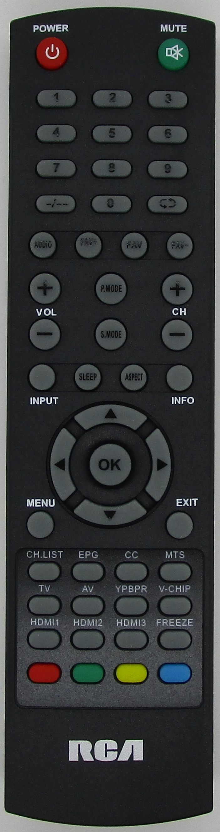 TVParts.ca - RCA RT4038 TV Remote Control