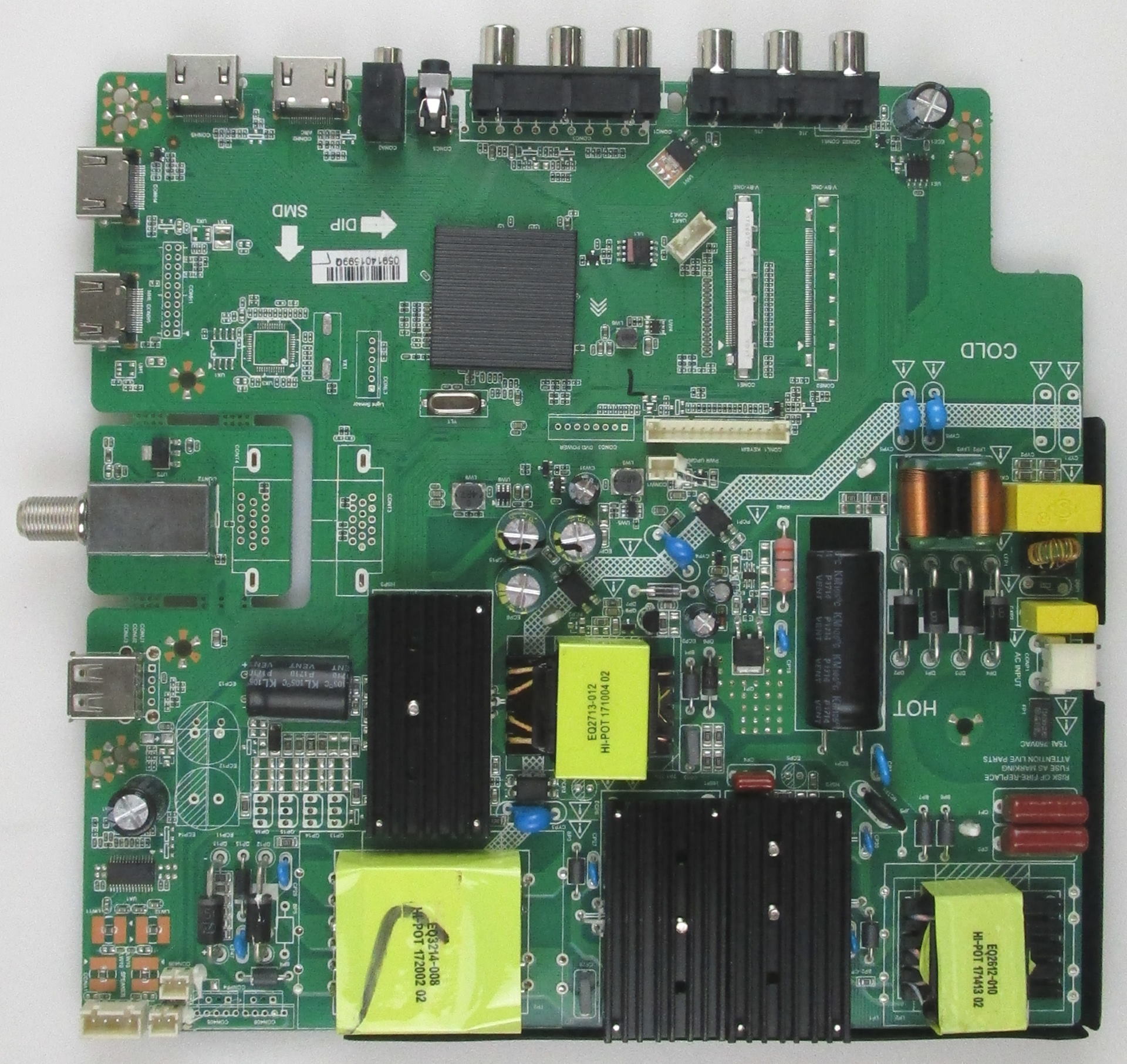 TVParts.ca - RCA LDD.M3458.A138 MAIN BOARD FOR RTU5015