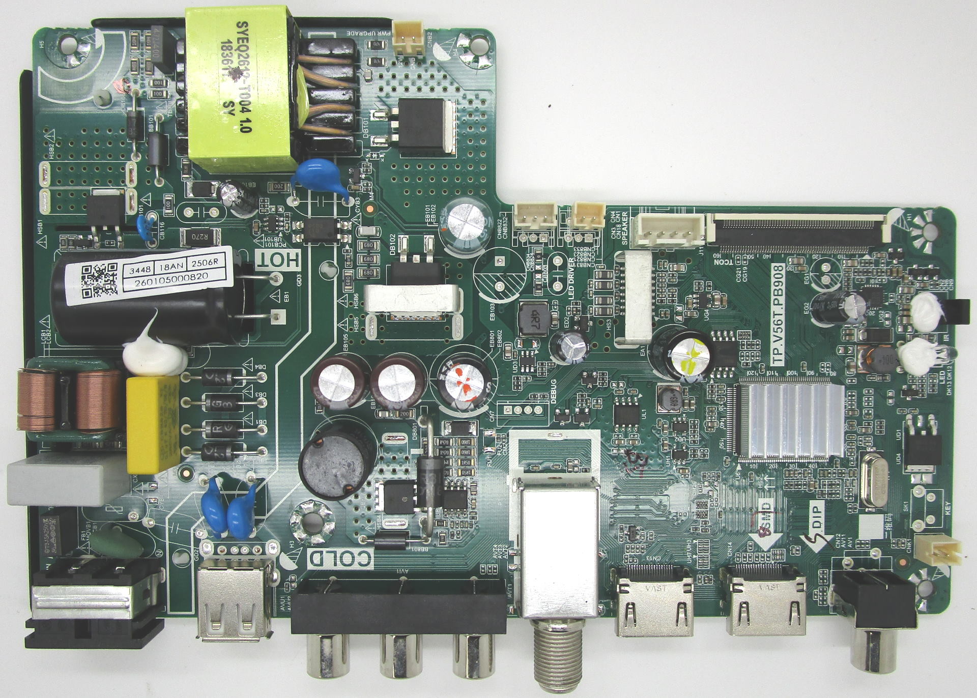 TVParts.ca - RCA TP.V56T.PB908 MAIN BOARD FOR RT3205-C