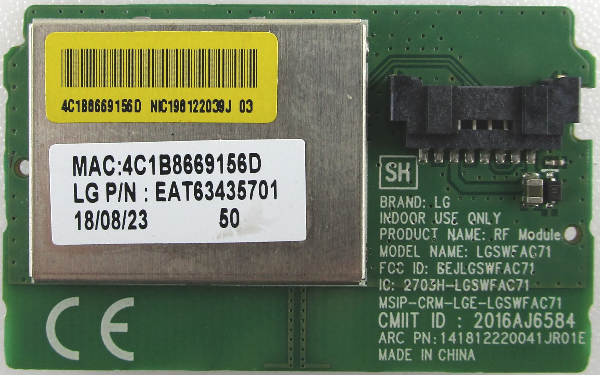 TVParts.ca - LG EAT63435701 Wifi Module