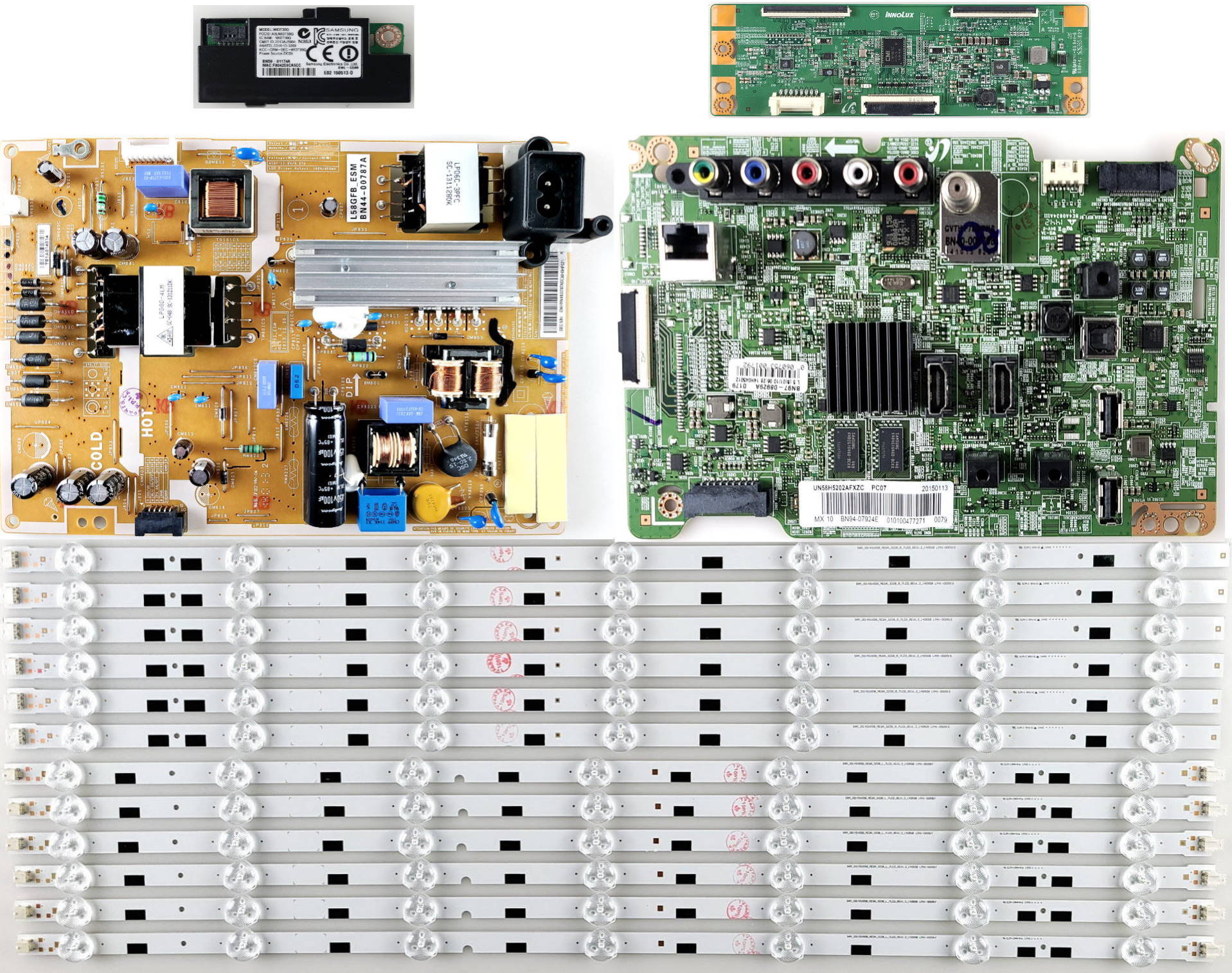 TVParts ca Samsung UN58H5202AF Version IS01 Complete LED TV TVParts ca Samsung UN58H5202AF Version IS01 Complete LED TV