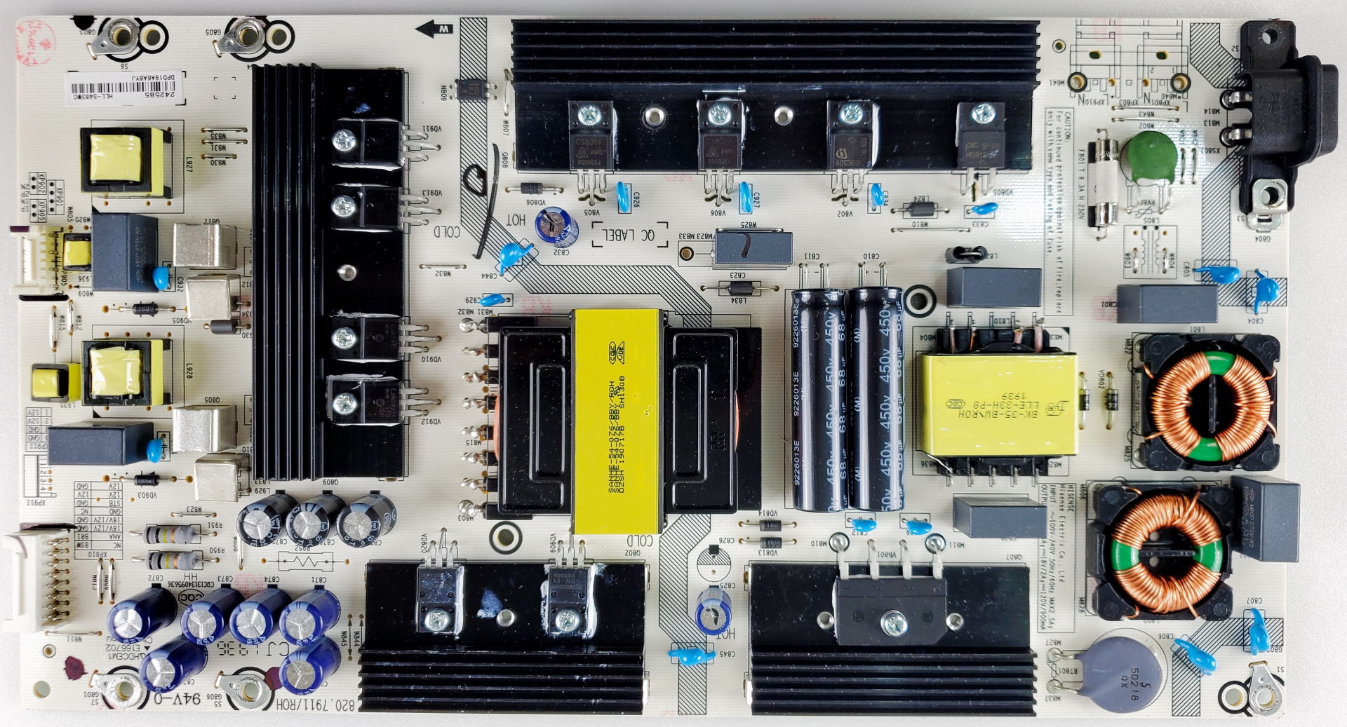 TVParts.ca - 242585 Hisense Power Supply Board