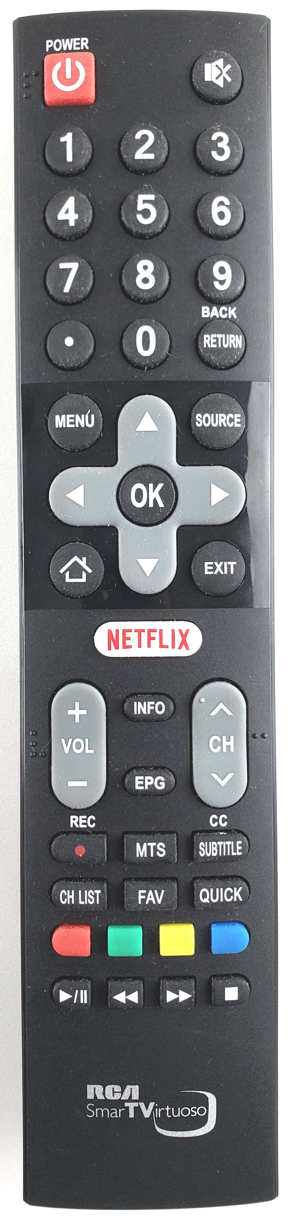 TVParts.ca - RCA Smart TV Remote Control - New