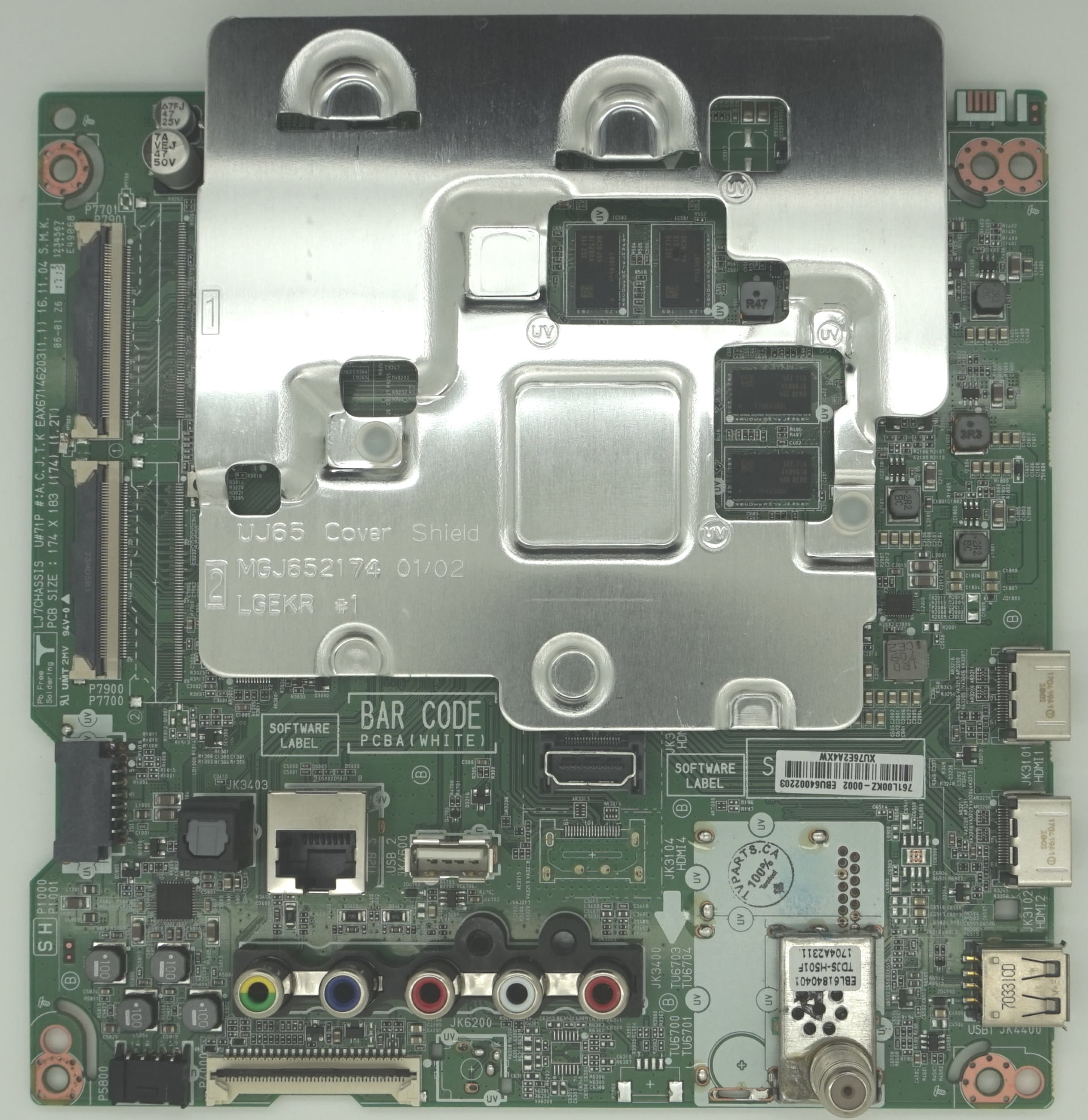 TVParts.ca - EBU64002203 LG Main Board For 43UJ6300-UA