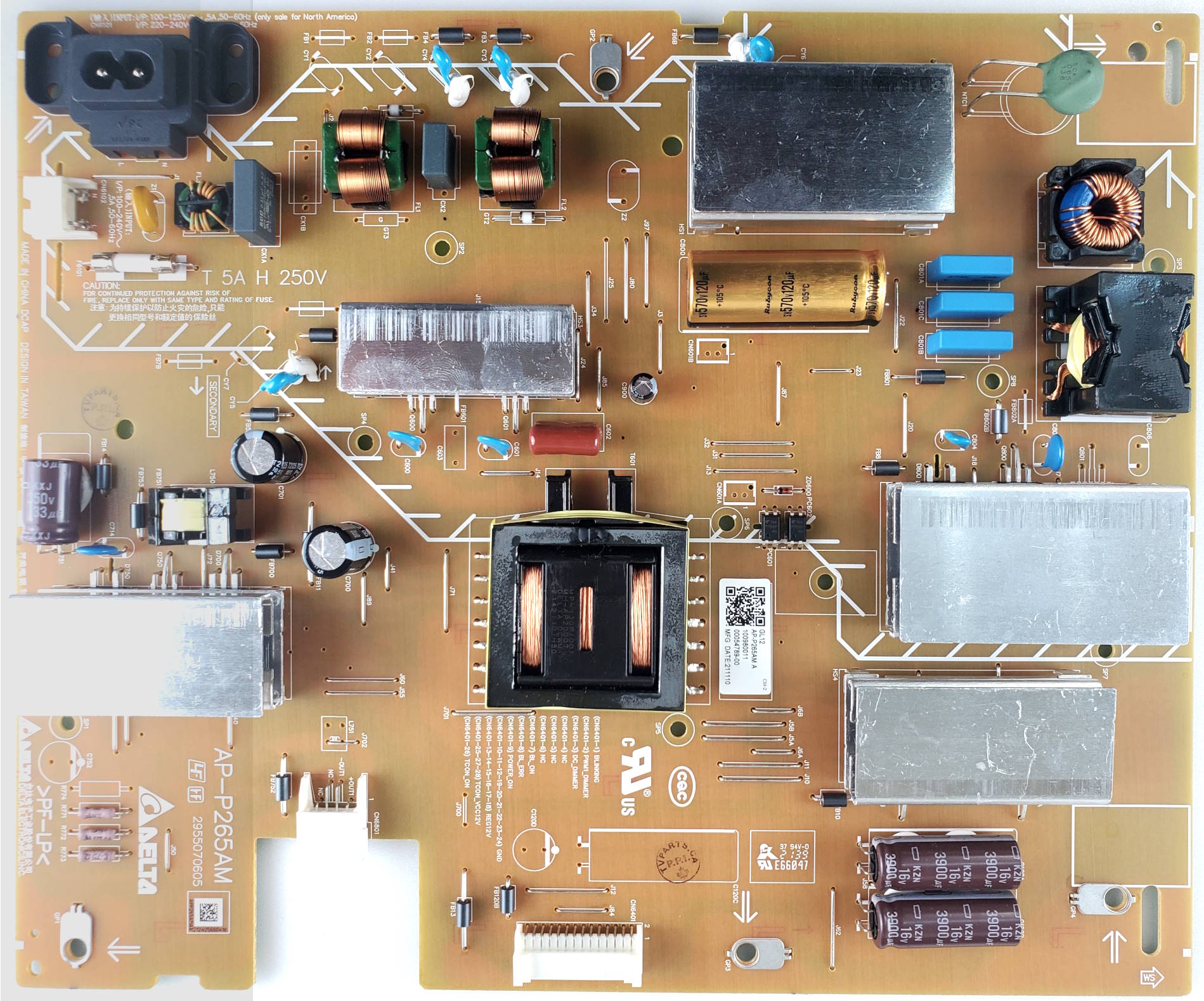 TVParts.ca - 1-009-800-11 Sony GL12 Power Supply Board