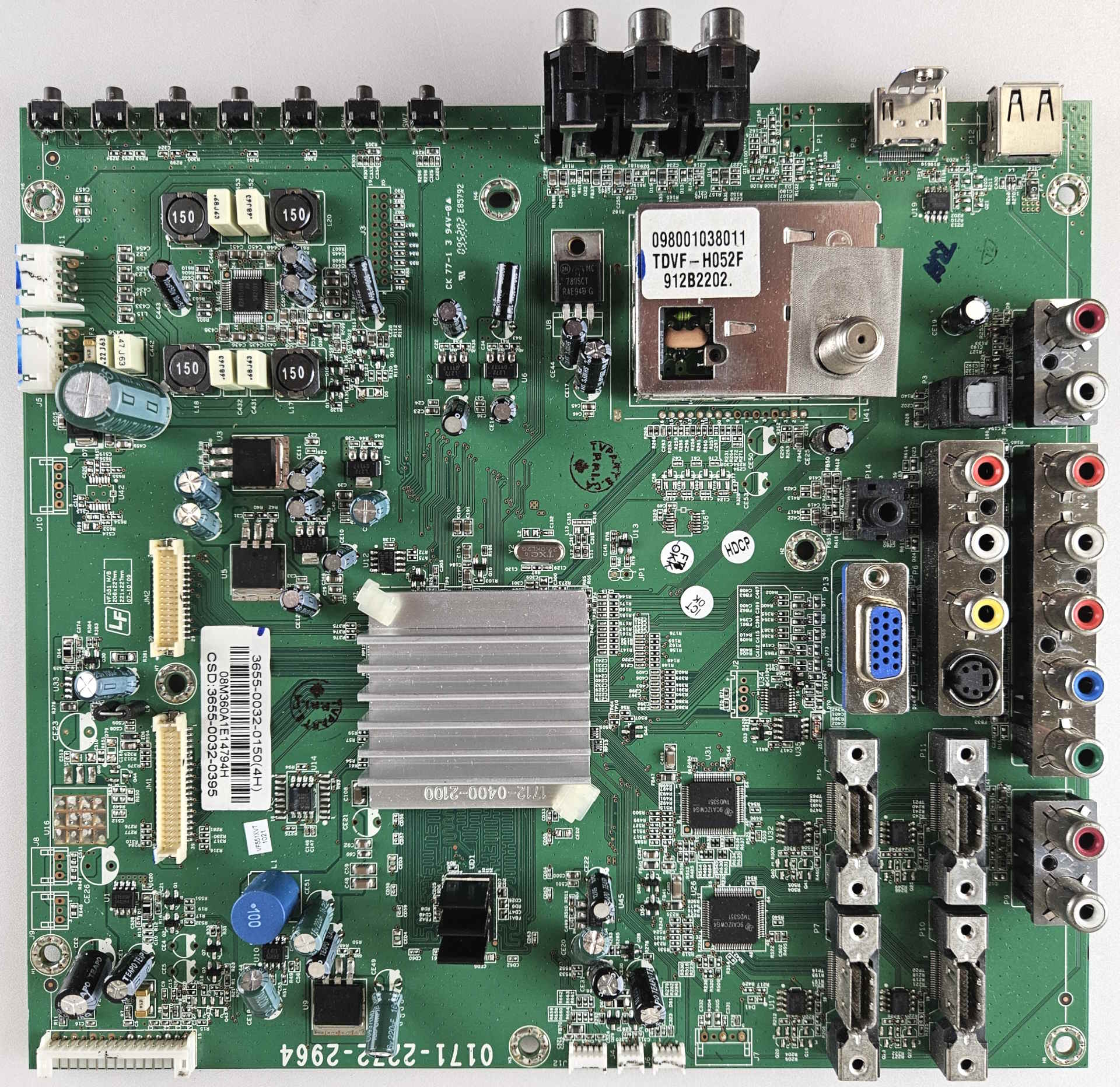 TVParts.ca - Vizio 3655-0032-0150 Main Board For VF551XVT