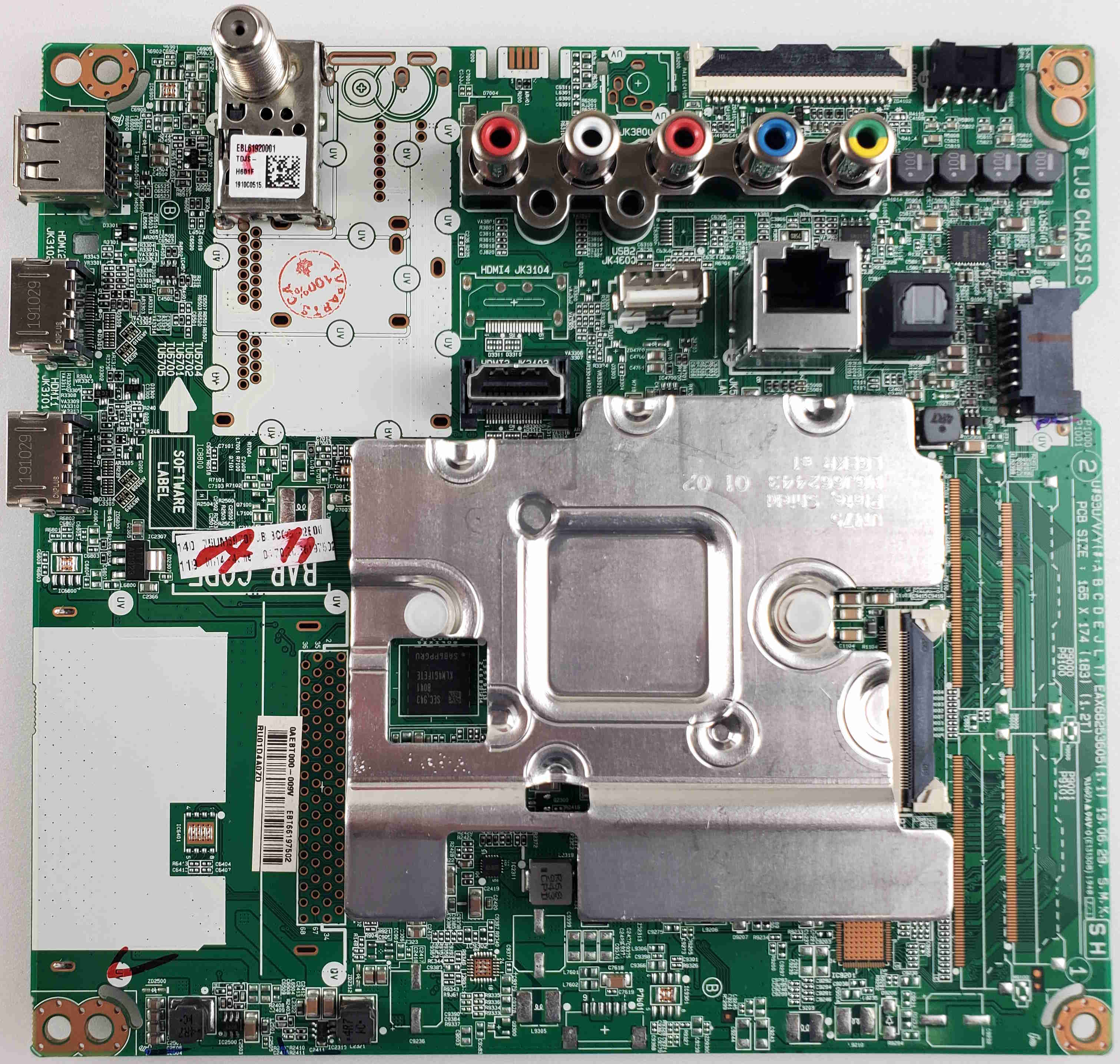 TVParts.ca - EBT66197502 LG Main Board For 75UM6970PUB